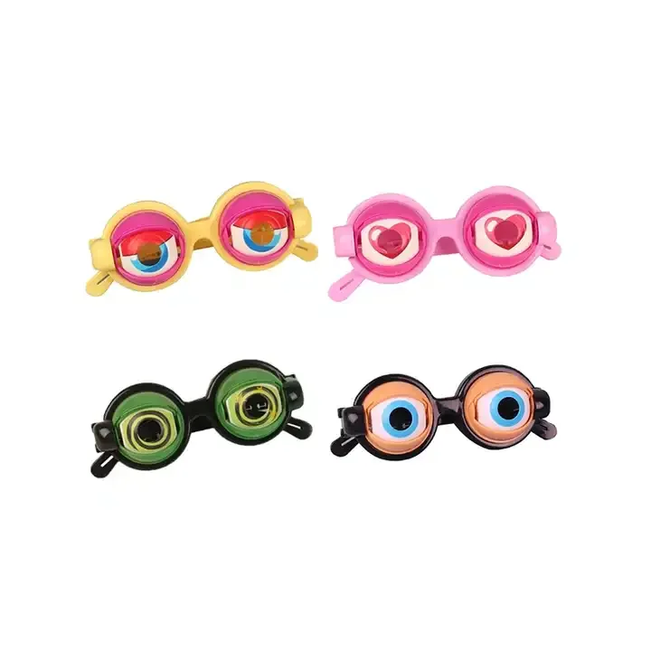 Crazy Eyes Glasses - Funny Kids Toy for Halloween & Parties