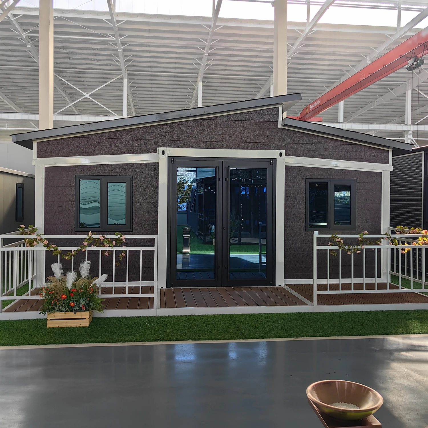 Hot Sale Modern Design 20 Feet 40 Ft Mobile Home Portable Living Prefab ...