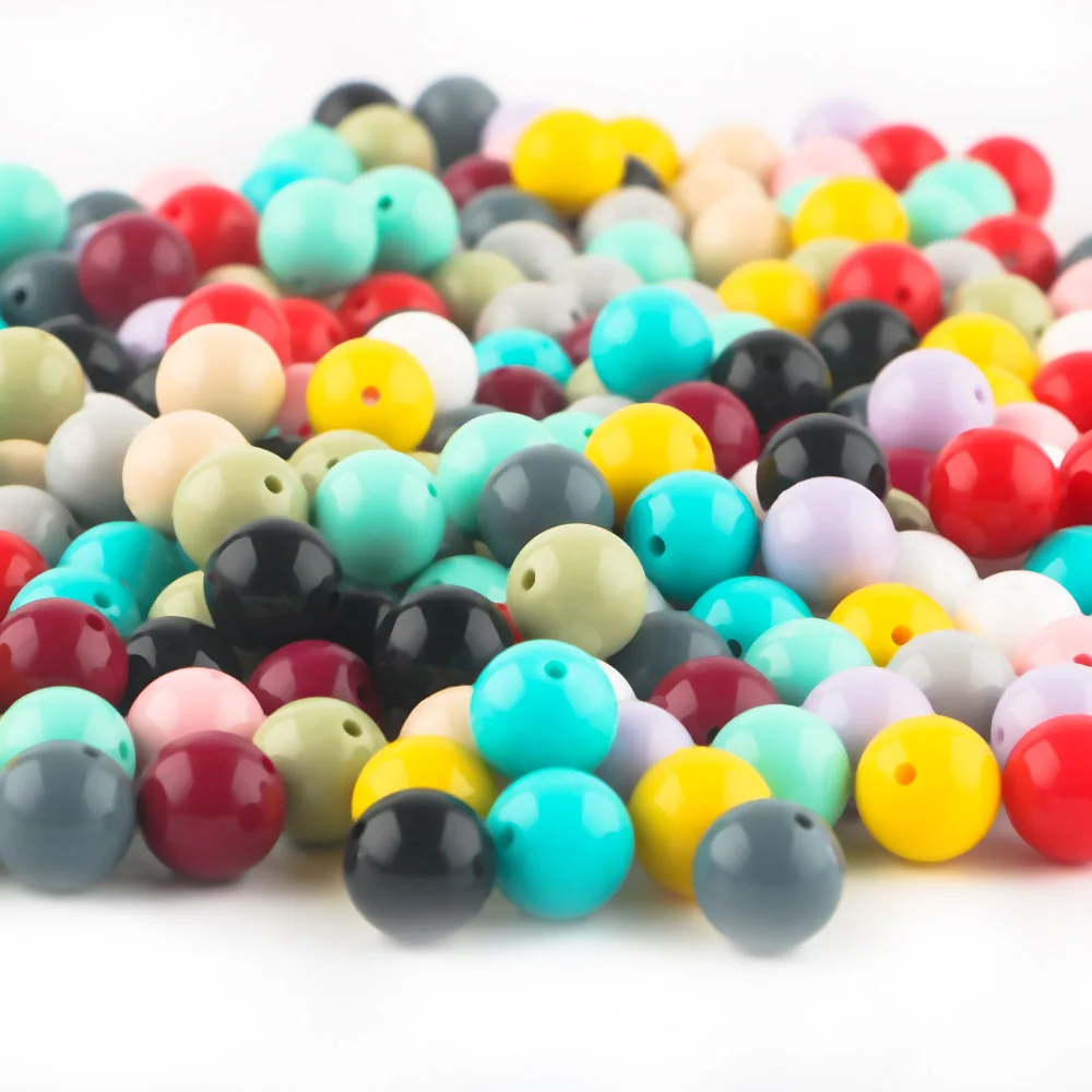 15mm Colorful Liquid Glossy Silicone Beads For Making Diy Pens Jewelry ...