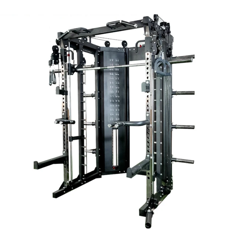 Commercial Multi-function Smith Machine Functional Trainer Fitness ...