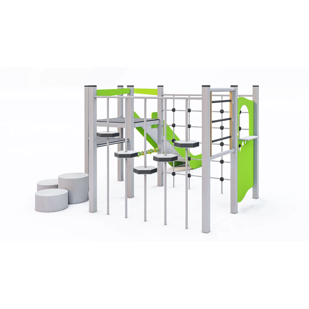 HPL Lightweight Plastic Outdoor Playground Module Kindergarten Climbing ...