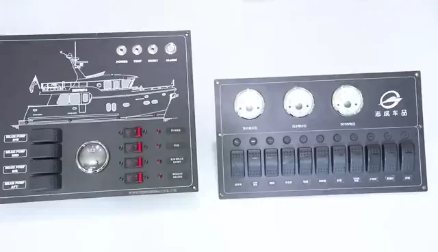 Genuine Marine Switch Panel 12v Switch Panel Boat Electrical Switches ...