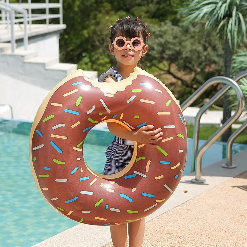 Inflatable Swim Buoy Donut Floating Swimming Ring Floats for Children ...