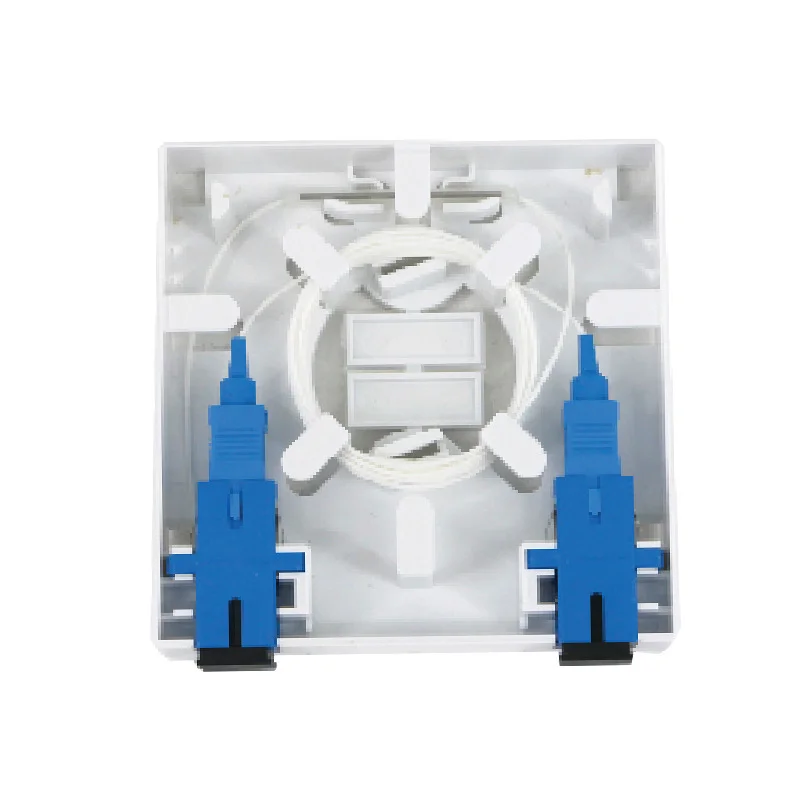 2 Core Sc FTTH Fiber Optic Socket Panel Fiber Optic Terminal Junction ...