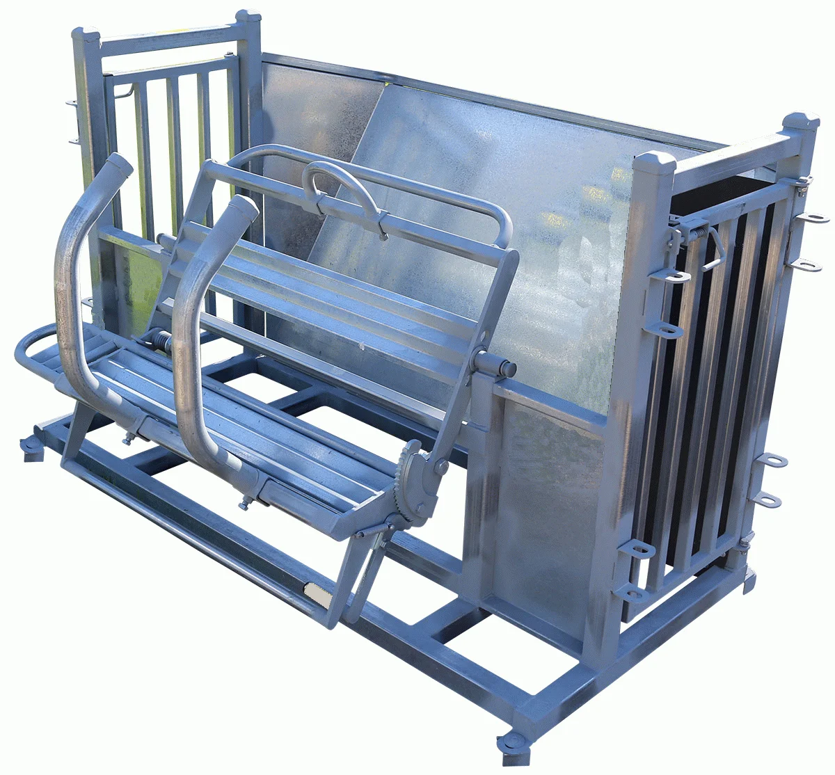 Livestock Farming Equipment Sheep Catcher Rollover Crush Sheep Turnover ...