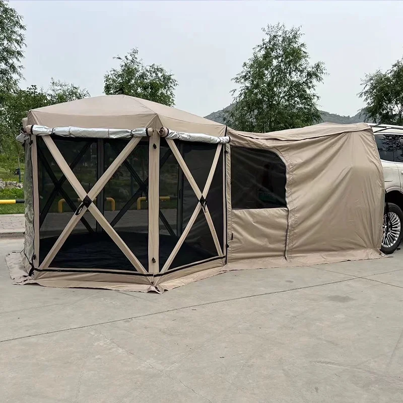 210D UV-Resistant SUV Camping Tent with Quick Setup - OEM
