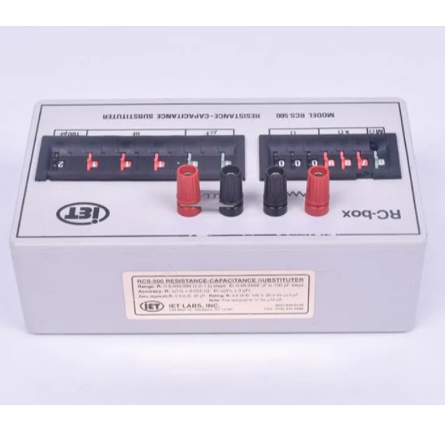 IET RCS Series Decade Boxes - Precision Resistance & Capacitance