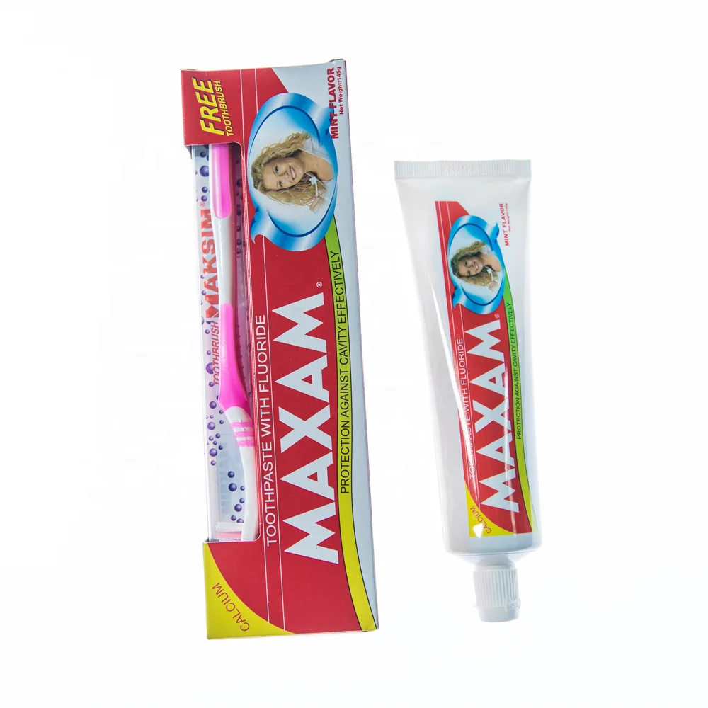 Maxam Toothpaste 145 Grams With Toothbrush (red Box) Hu - Buy Fluoride ...