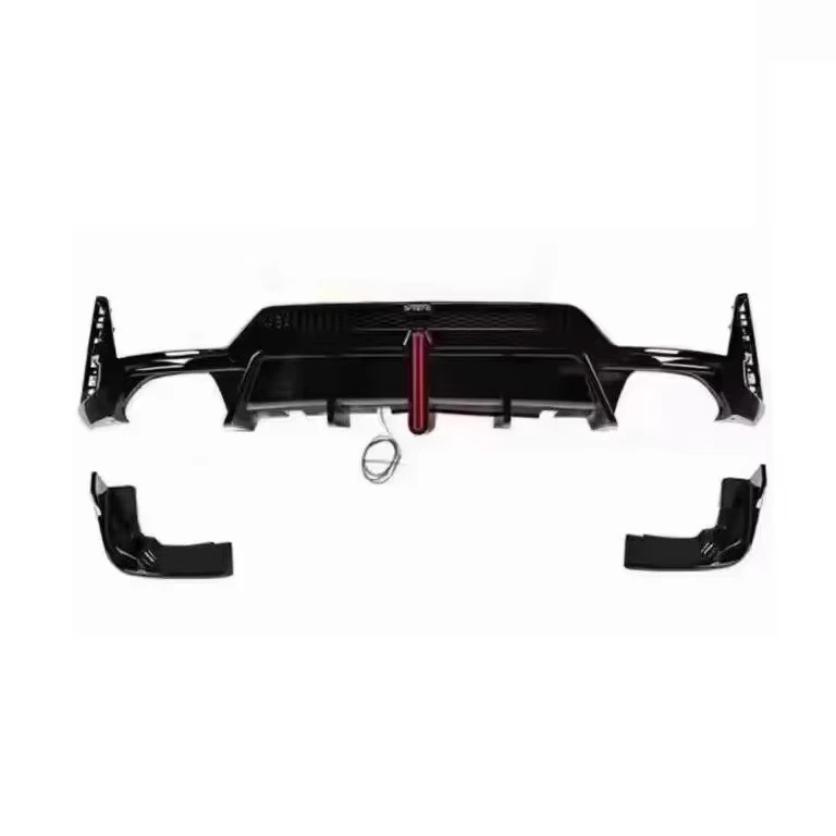 VTEN Style Body Kit Rear Diffuser Spoiler LED Light for BMW 3 Series ...