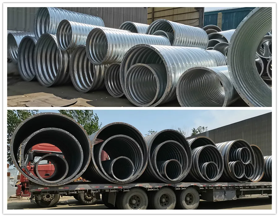 Galvanized Corrugated Steel Tunnel Culvert Pipe - Buy Corrugated Metal ...