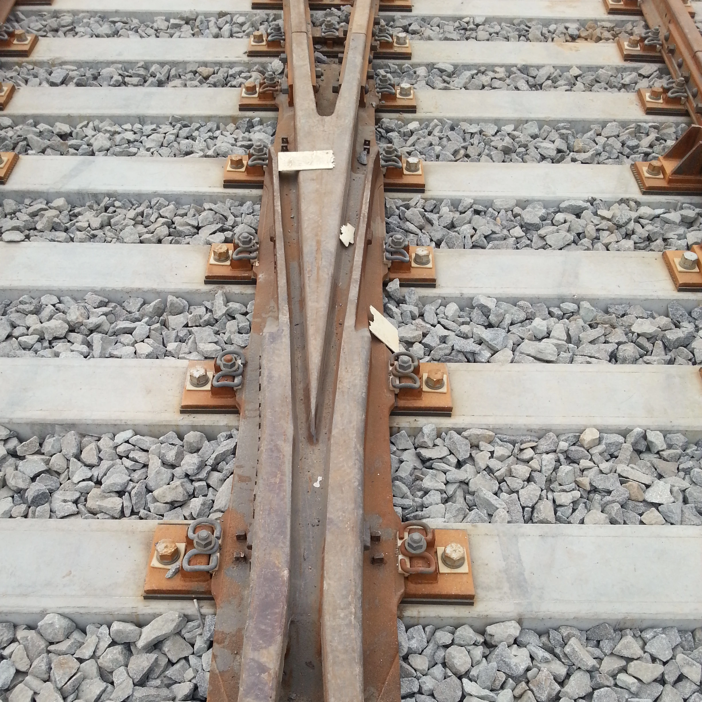 Switch Railroad Turnout Steel Rail Track Turnout for Railway