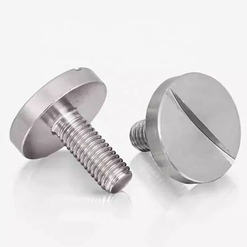 Din921 Stainless Steel Slotted Large Cylinder Head Screws Slot Head ...