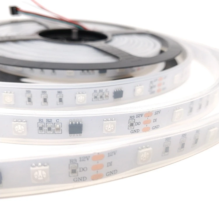 Smart Pixel Smd5050 Ws2811 Rgb 30leds Per Meter Dc12v Individually Addressable Led Flexible ...