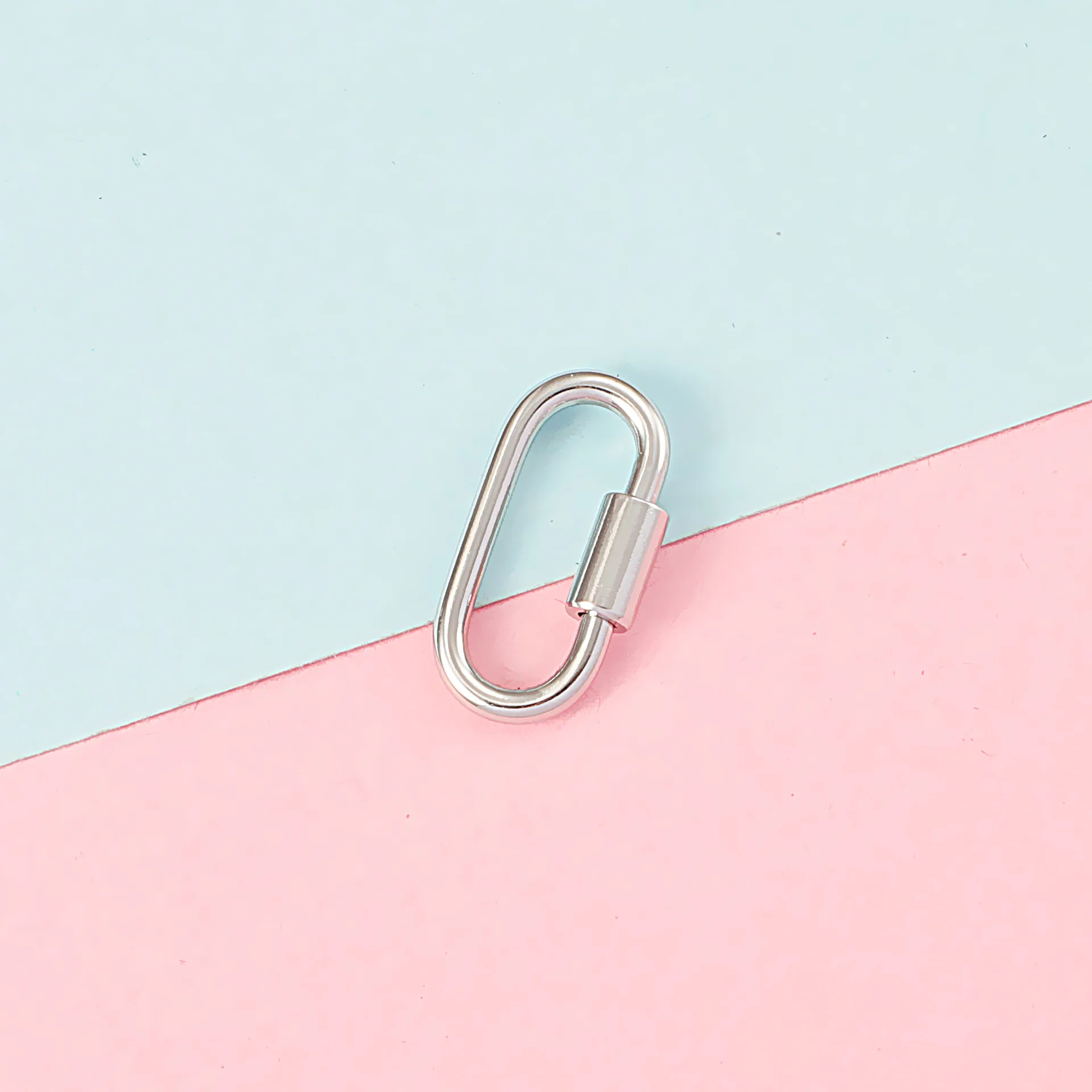 Multi-Functional Stainless Steel Oval Screw Clasp Gold-color Plating ...