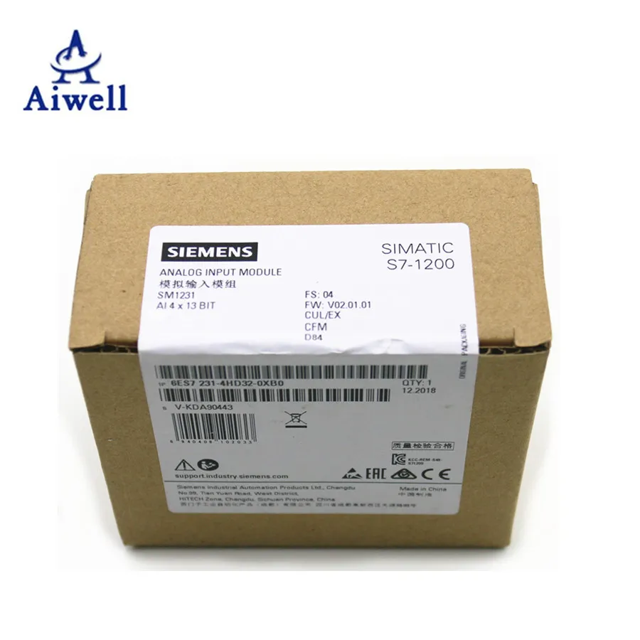 6es72314hd320xb0 Siemens Simatic S7-1200 Sm 1231 Smart S7 1200 Plc ...