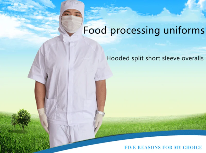 Quality Cooking Coveralls - Food Factory Work Suits