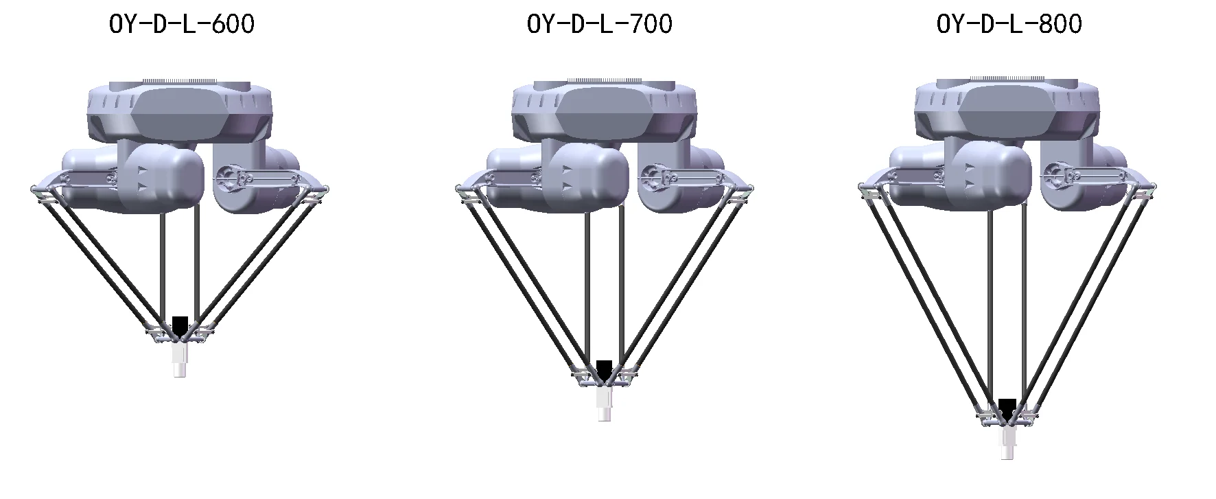 Industrial Lightweight 4 Axis Manipulator Delta Parallel Robot Arm ...