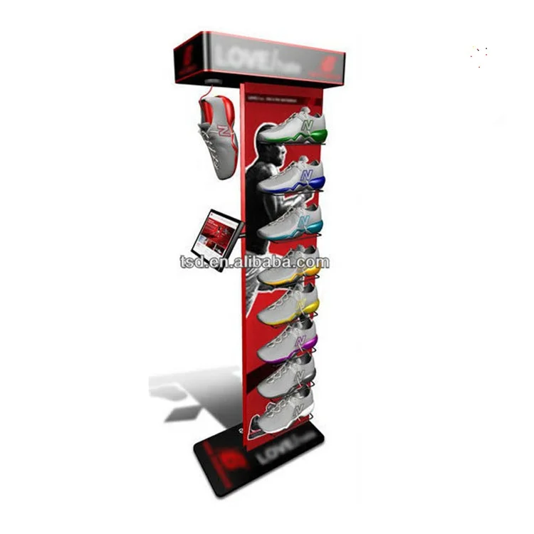 Custom High Quality Metal Retail Shoe Rack Display