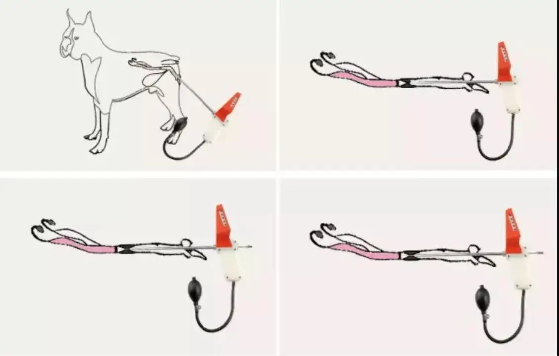 VS-V023 Video Cattle AI Gun - Precision for Artificial Insemination