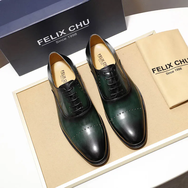 Daniel Wafer Blue Italian Genuine Leather Croc Skin Dress Shoes ...