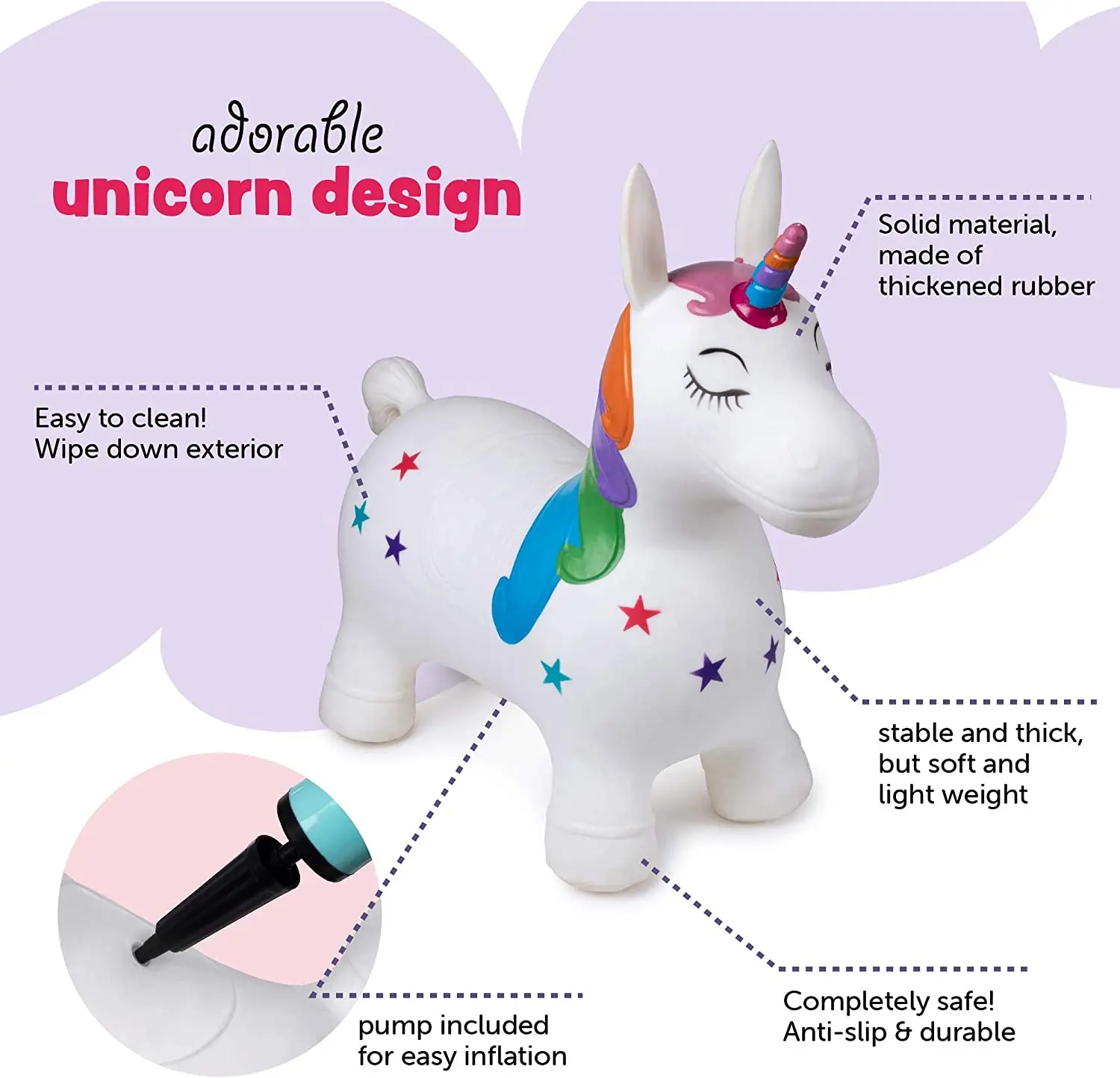 Custom Children's Horse Jumping Toy Inflatable Show Children's Vaulting ...