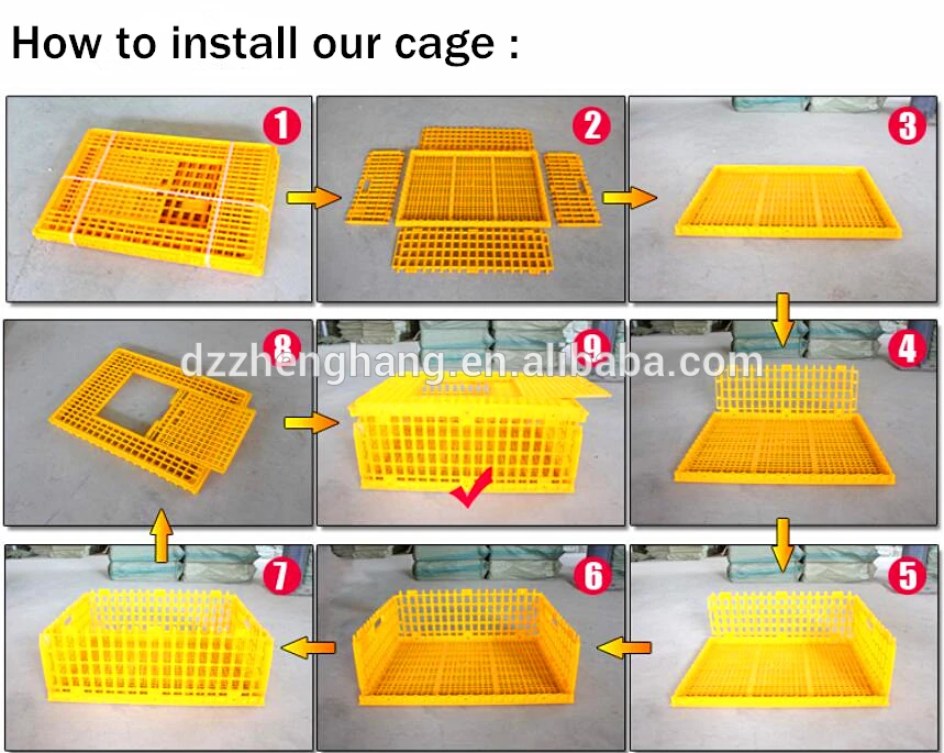 Poultry Transport Crate - Durable Chicken Transport Cage