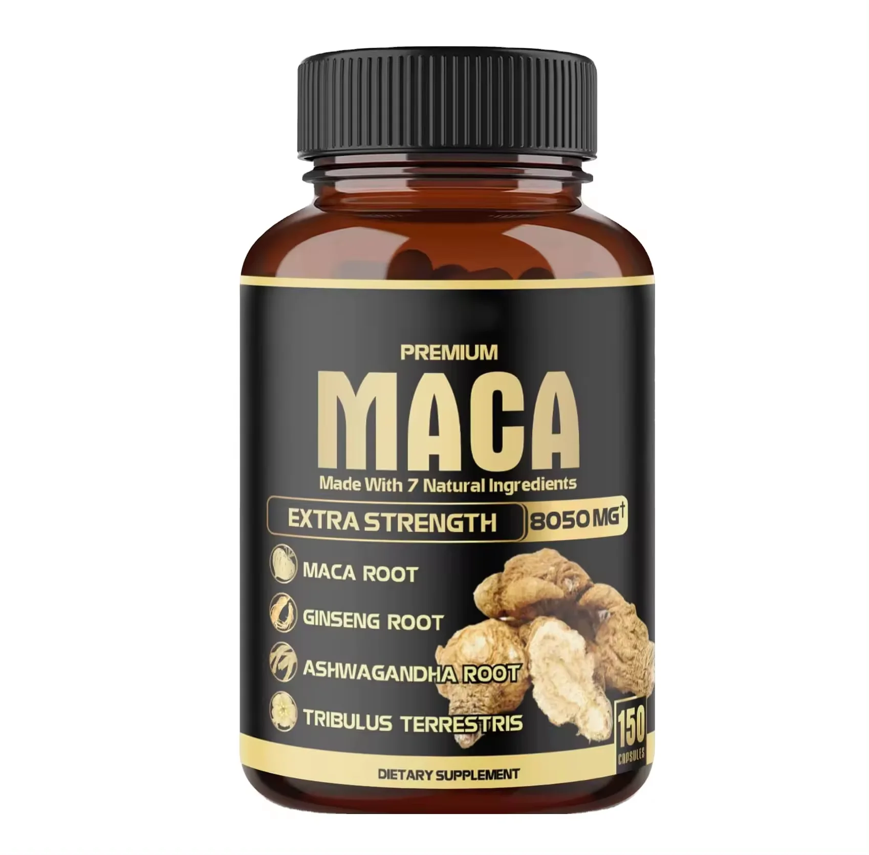 Wholesale Ultimate Maca Root Ginseng Collagen Capsule Male Power Energy ...