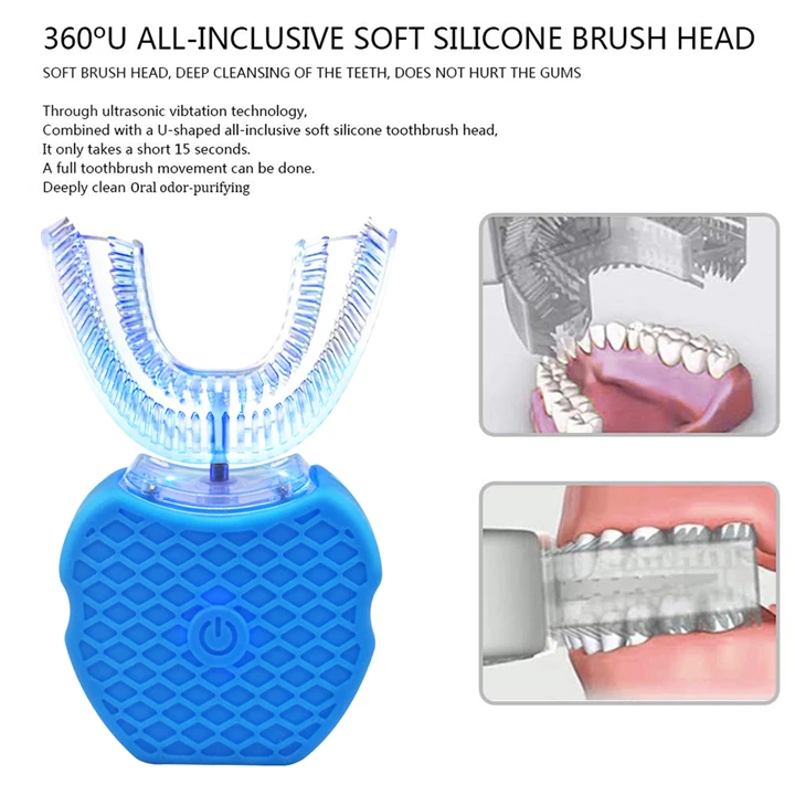 Ultrasonic Cold Light Teeth Whitening Kit Automatic Intelligent ...
