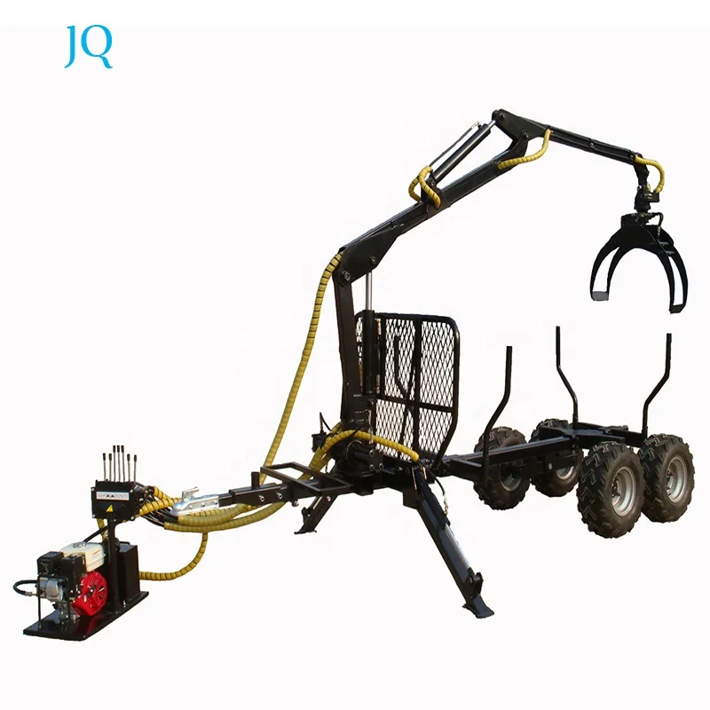 Atv Farm Cargo Off Road Tandem Axle Log Trailer/self Loading Log ...