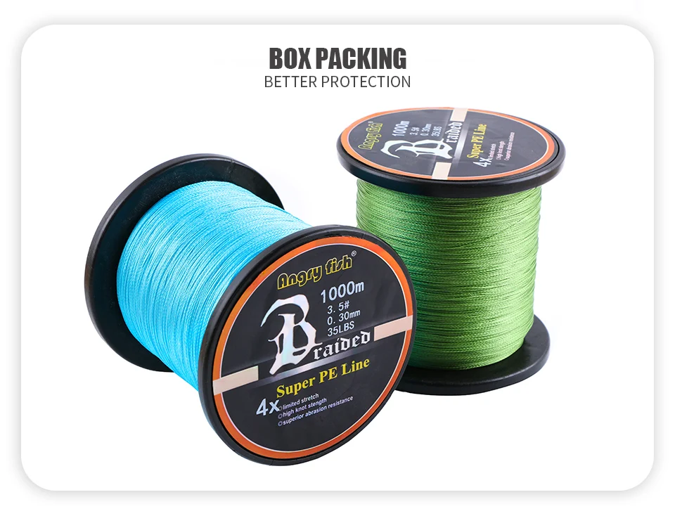 Robben Fishing Line 1000m X4 Braided Fishing Line Super Pe Line Strong ...