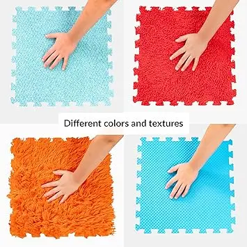 Sensory Mats For Autistic Children. Interlocking Sensory Floor Rug.felt ...