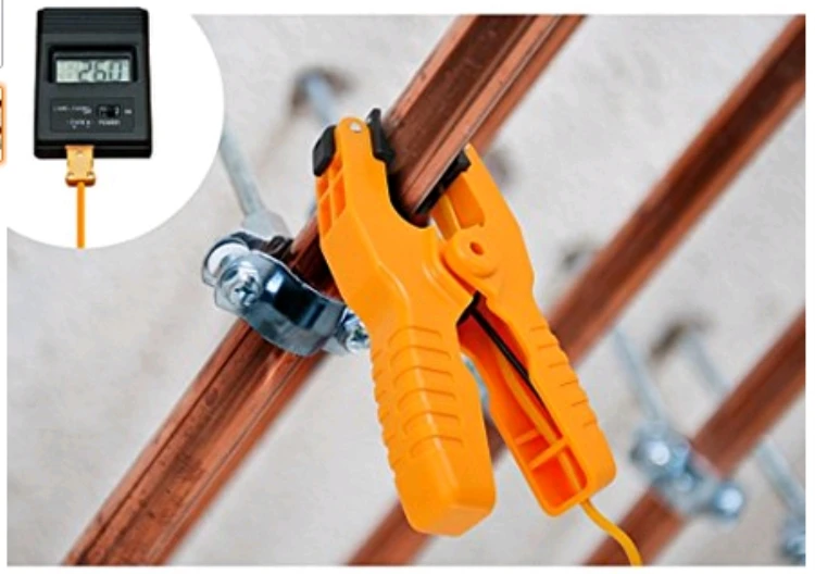 Pipe Clamp Thermometer Clip - Precision Temperature Measurement