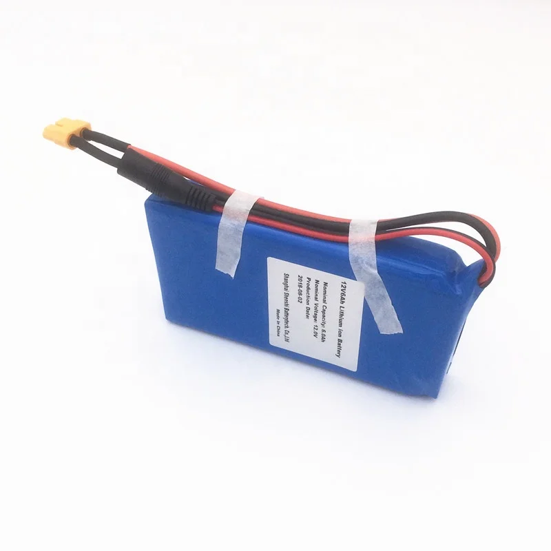Pouch 12v Li Polymer Battery Pack 5000mah 5500mah 8ah Lipo 12 Volt ...