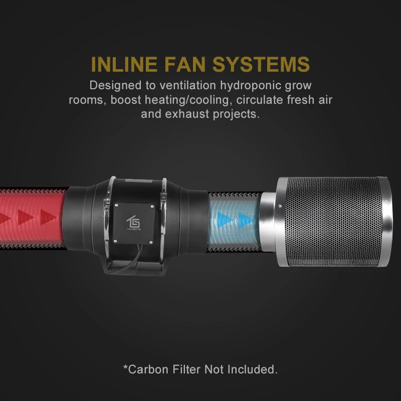 Fresh Air 2 Speeds 300 Cfm Vent Axia Inline Fan - Buy Vent Axia Inline ...