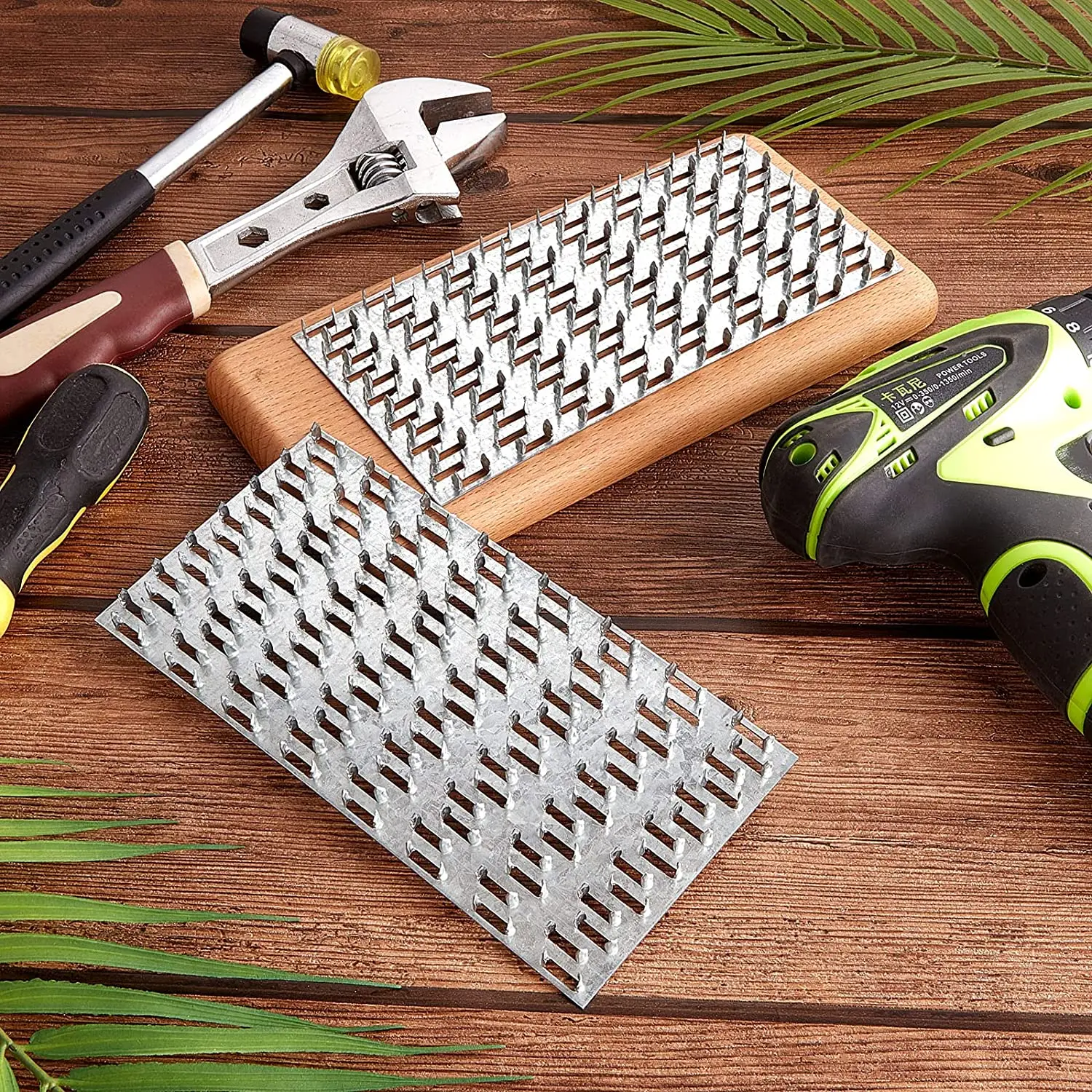 Galvanized Steel Truss Plate Flat Mending Plates Repair Tie For Roofing ...