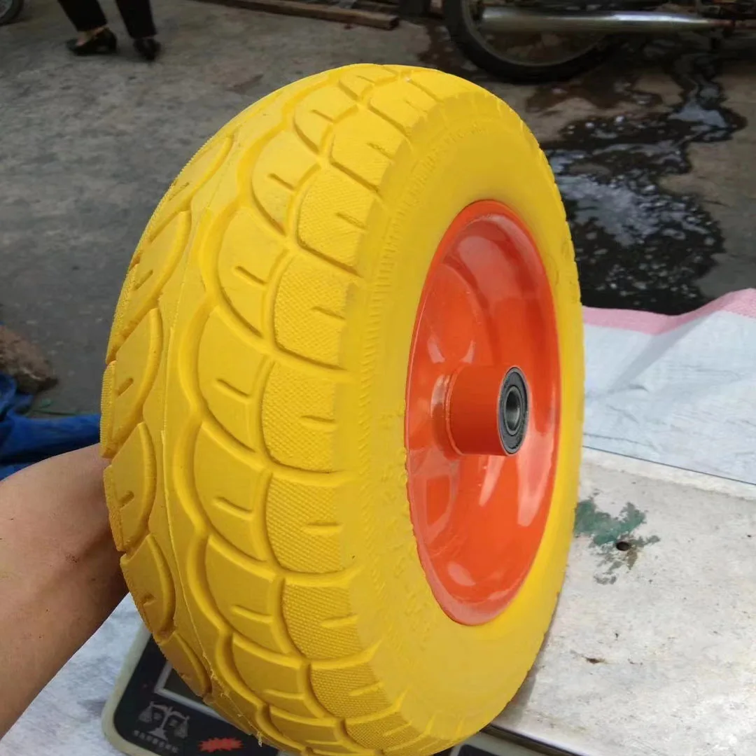 Pneumatic Inflatable Rubber Wheelbarrow Wheel Barrow Tire Wheel With 3. ...
