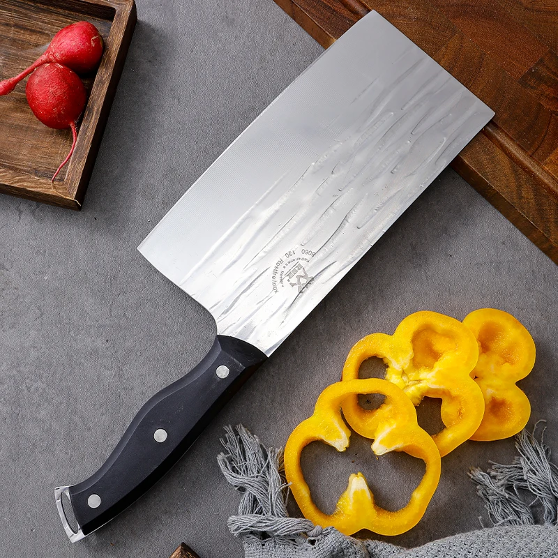 Wholesale Chef's Knife Set Practical Meat Cleaver With Stainless Steel Forging And Abs Handle ...