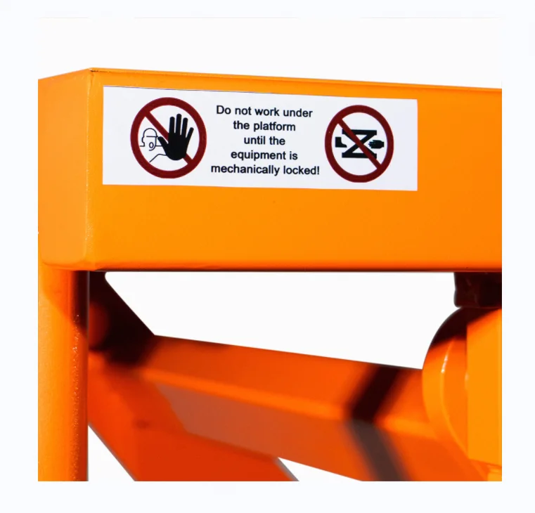 Steel Chain Lifting Platform Platform Table Lift Mini Home Steel ...