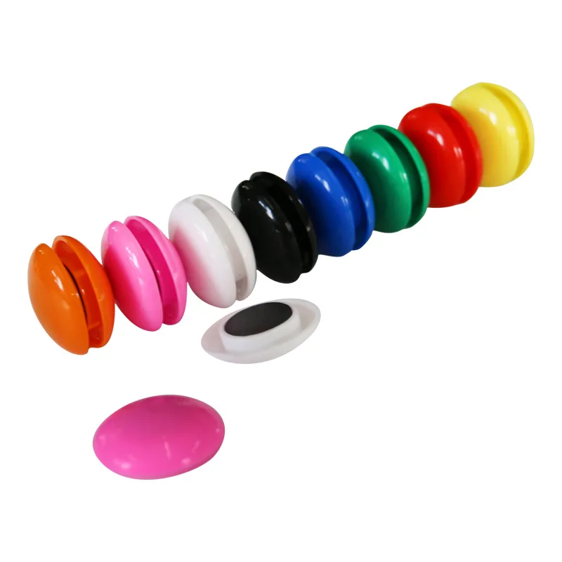 Manufacture Price Assorted Colored 15mm Mini Fridge Magnets Round ...