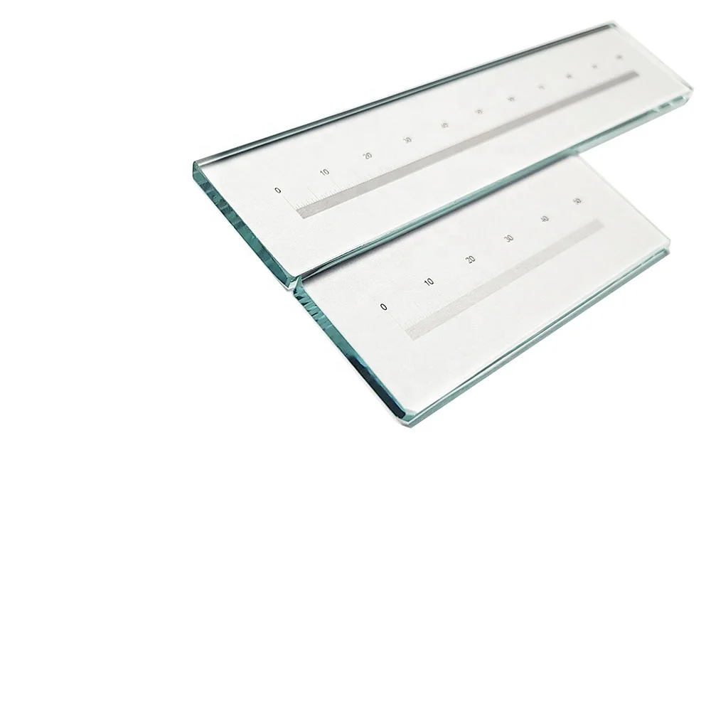 High Precision Microscope Scale Measuring Ruler Universal Length ...