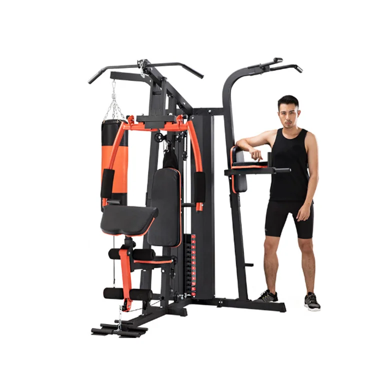 Gym Equipment Three Stations Comprehensive Training Device Fitness ...