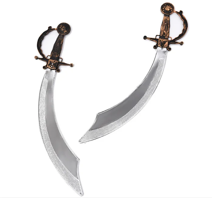 Plastic Pirate Toy Sword for Halloween - Fun & Safety