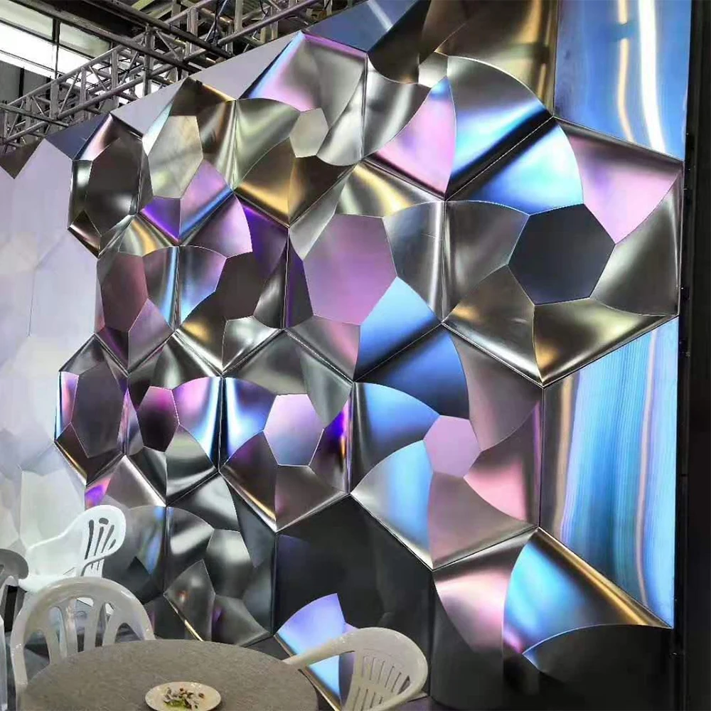 Exterior Aluminium 3D Composite Cladding Wall Panel for For ...