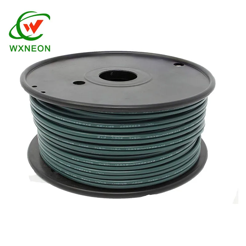 1000 Foot Green Ul Listed Spt1 Rated Bulk Lamp 18 Gauge Zip Cord ...