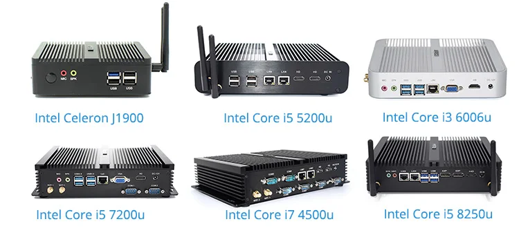 Best Selling Small Size Computer All In One Pc I3 Fanless Server 5005u ...