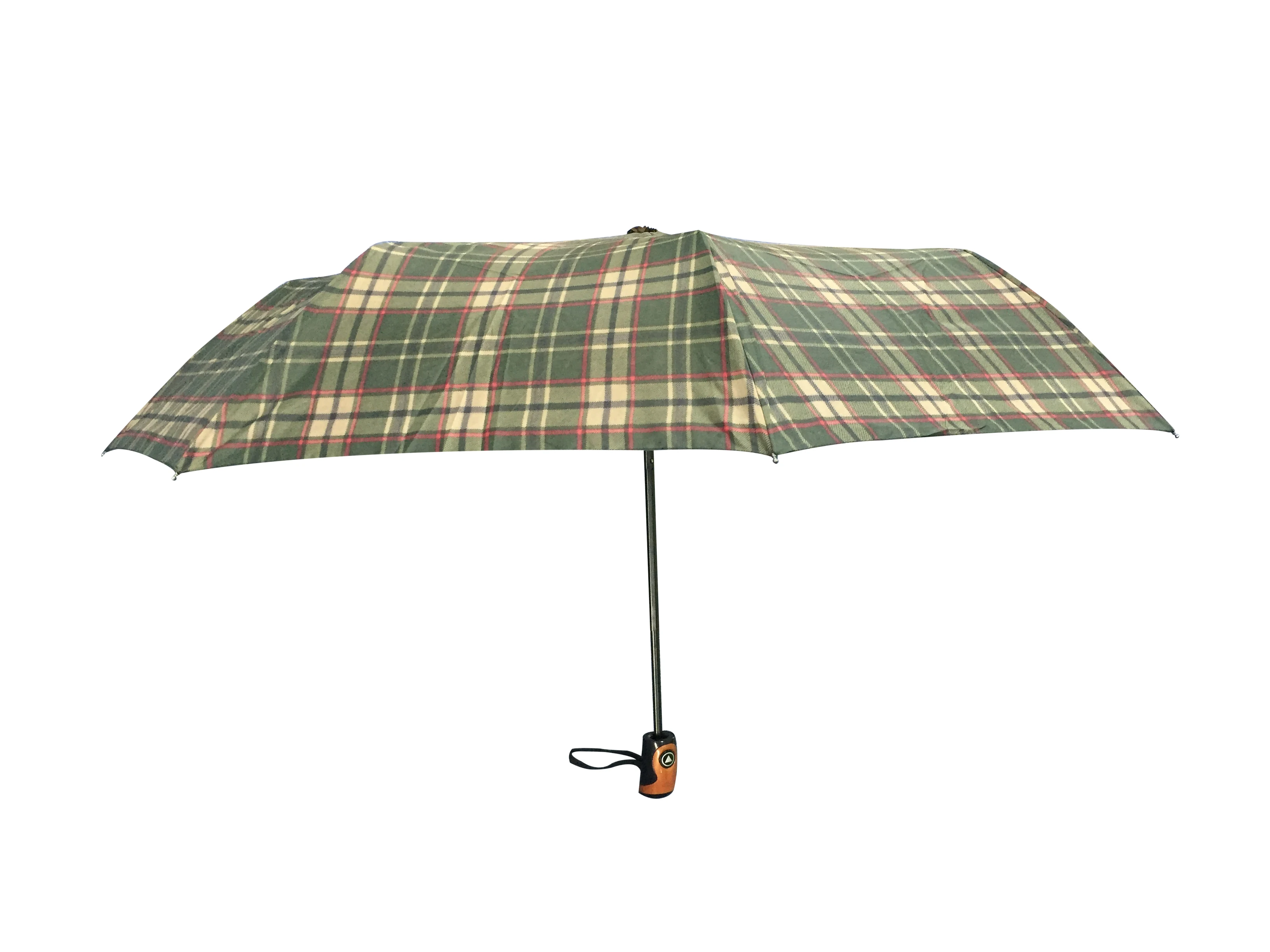 Fully Automatic Custom Folding 3 Folded Umbrella With Custom Printed ...
