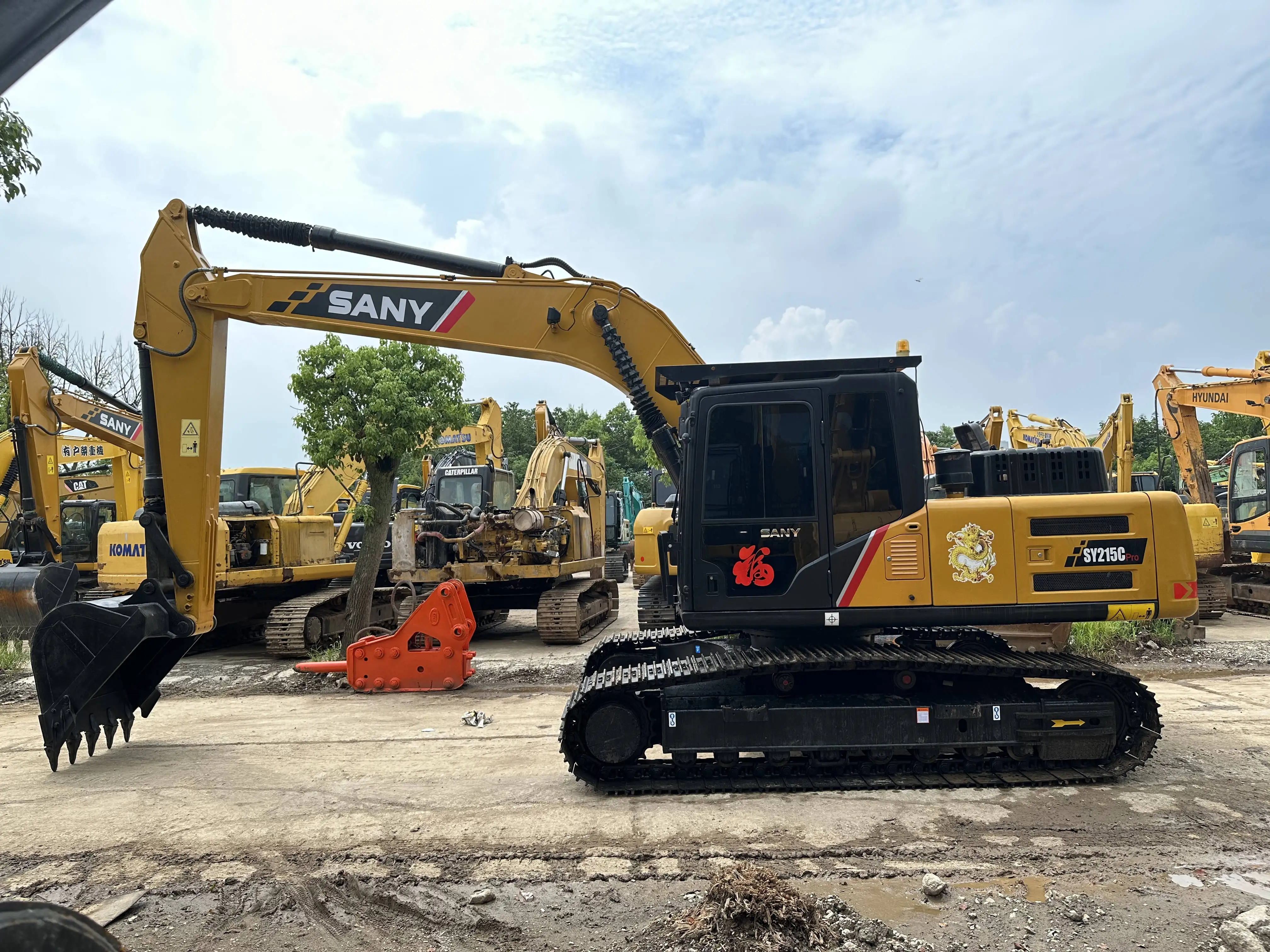 Gebrauchte Sany Sy215c Raupen Bagger Gebrauchte China Billige Bagger ...