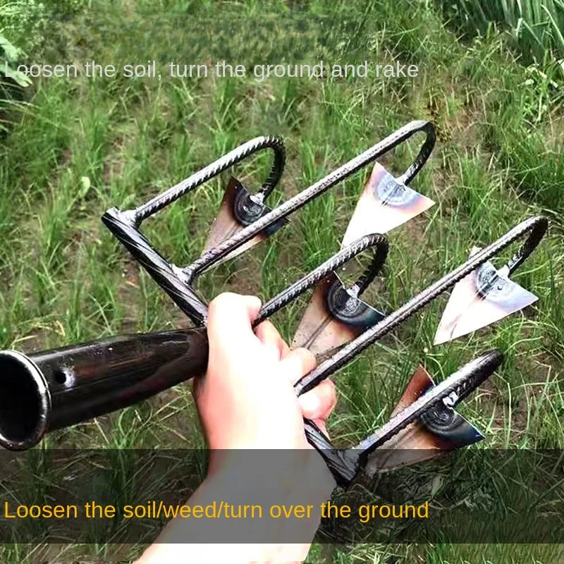 Multi-Tine Adjustable Cultivator Hoe with 2/3/5 Tine Options for ...