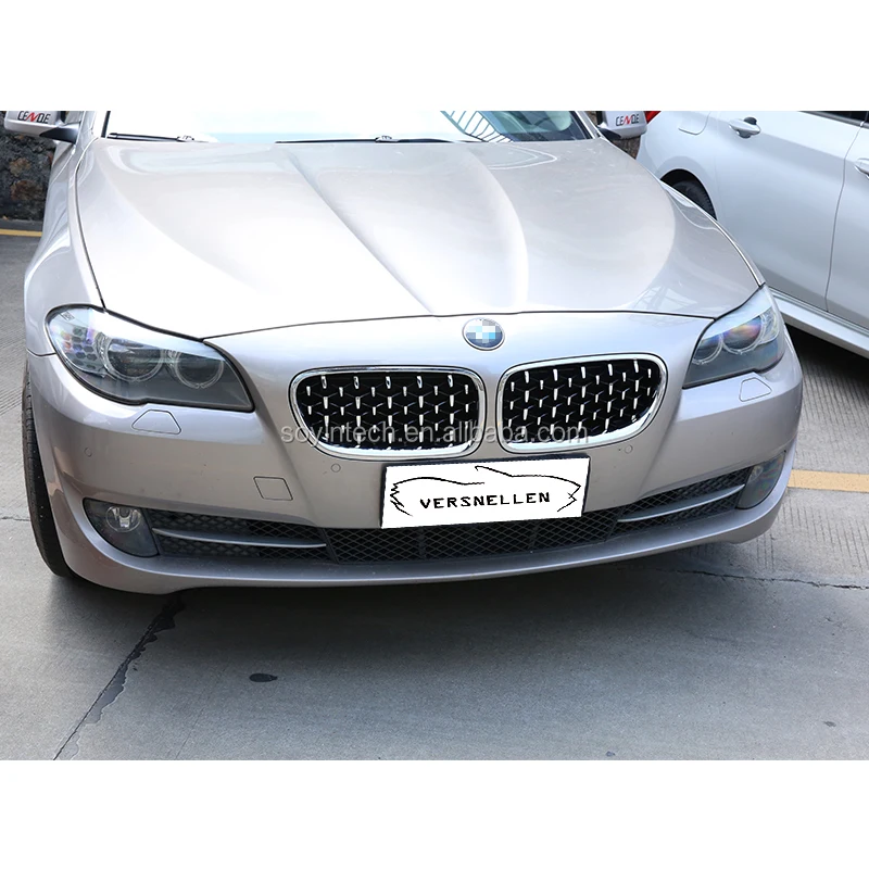 F10 Diamond Gloss Black Kidney Grill Racing Grille For Bmw F10 F11 F18 ...