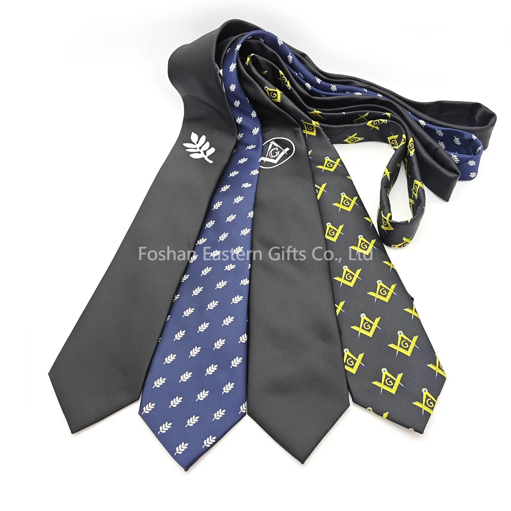 Wholesale Custom Mens Freemason Tie Masonic Necktie Woven Custom ...